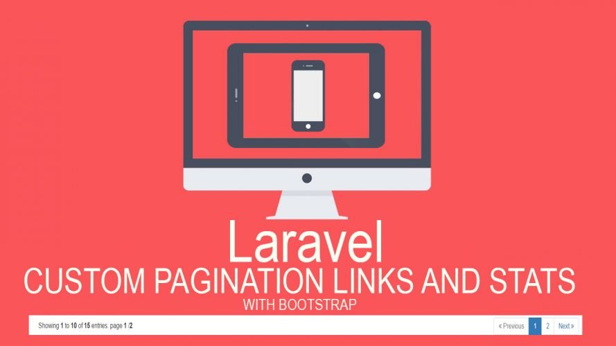 A Tutorial On Custom Pagination Templates With Links And Stats In